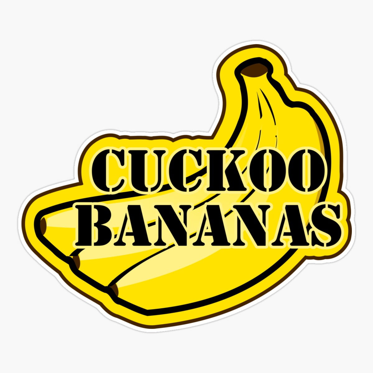 Maneki Cuckoo Bananas Er, Phone Decal Water Bottle Stickers Car Decals ...