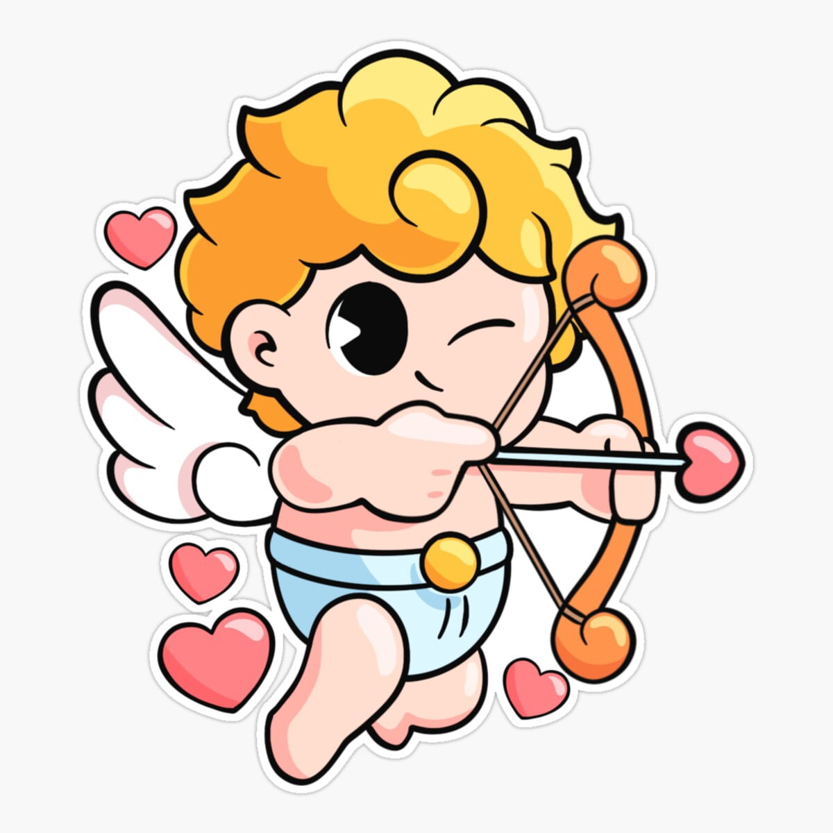 Maneki Cupid’S Perect Shot Er, Phone Decal Water Bottle Stickers Car ...