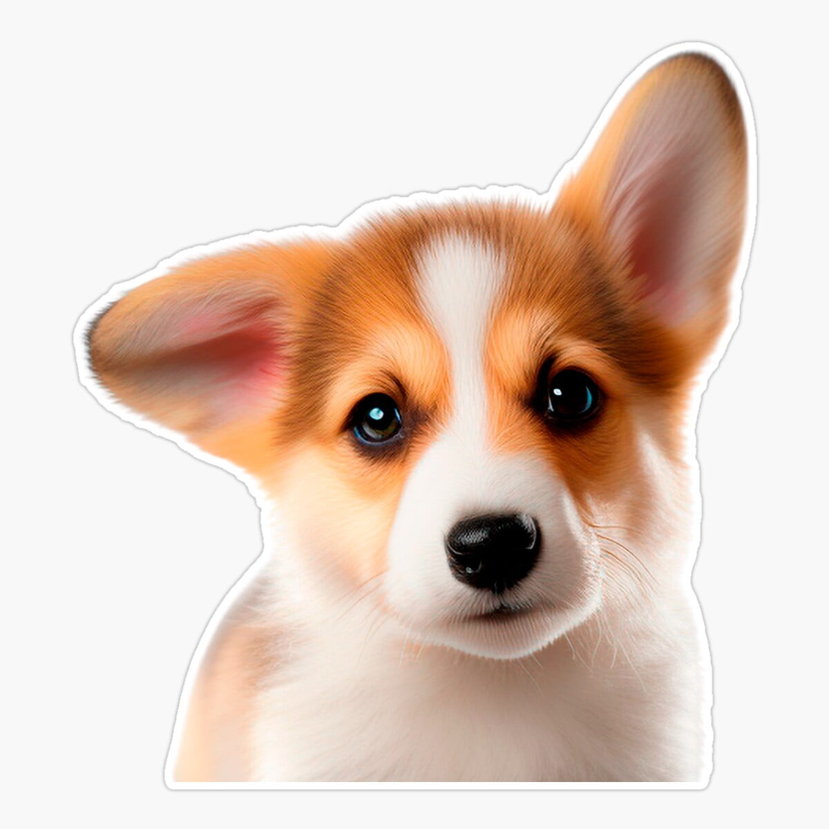 Maneki Cute Baby Pembroke Welsh Corgi Puppy Dog Ers And Magnets (1 ...