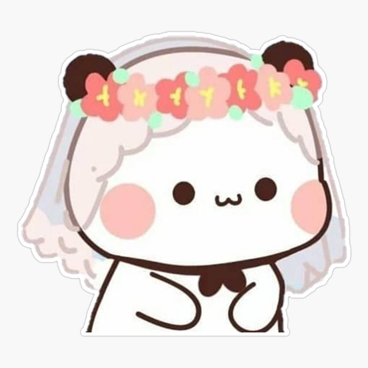 Maneki Cute Bride Bubu, Bear And Panda Couple, Peach And Goma Version ...