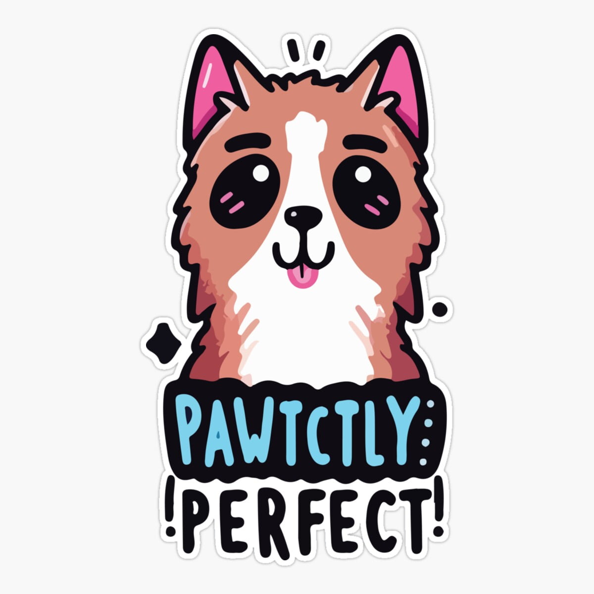 Maneki Cute Cat Pawictly Peract Sticker Sticker, Phone Decal Water Bottle Stickers Car Decals ...