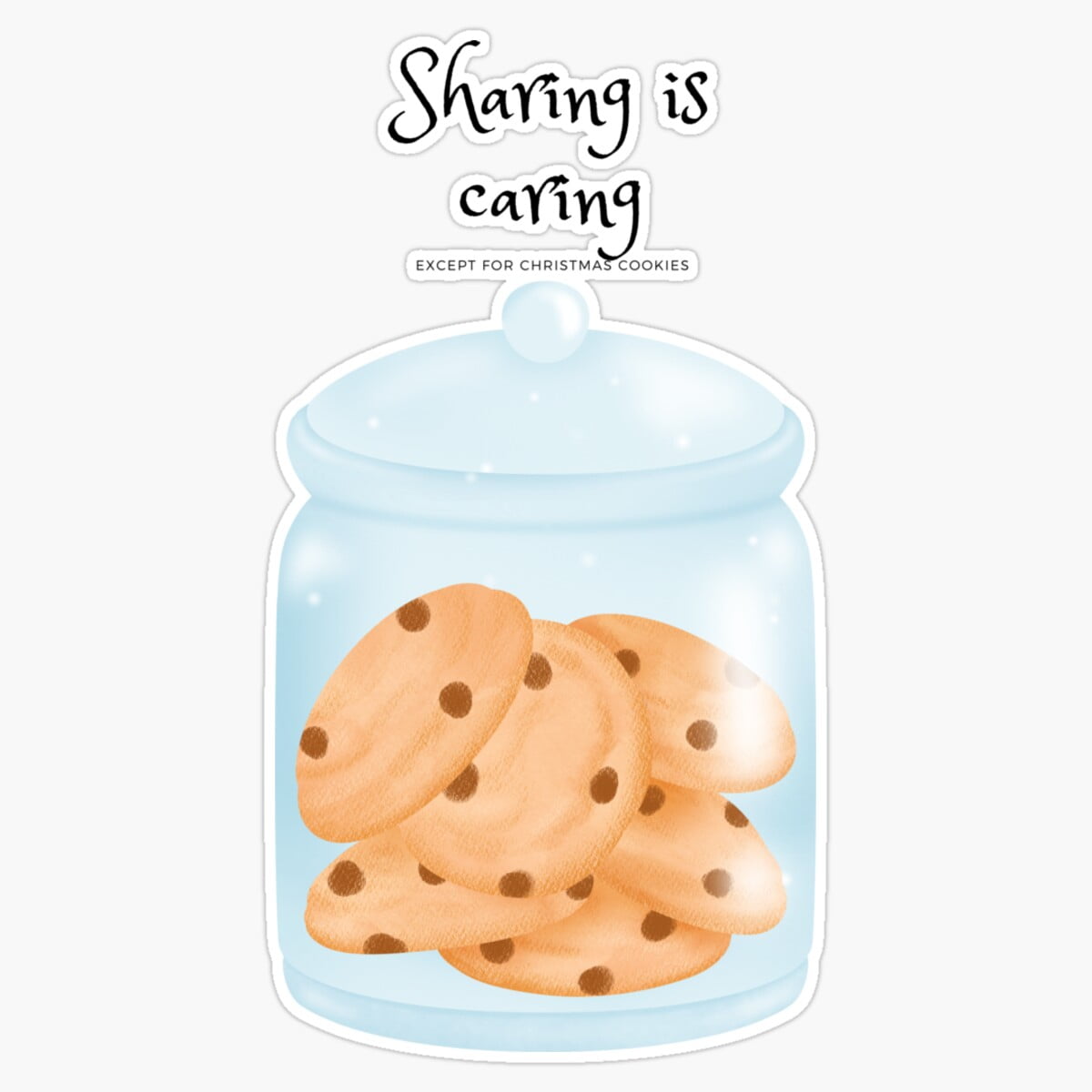 Maneki Cute Chrismas Cookies Er, Phone Decal Water Bottle Stickers Car ...