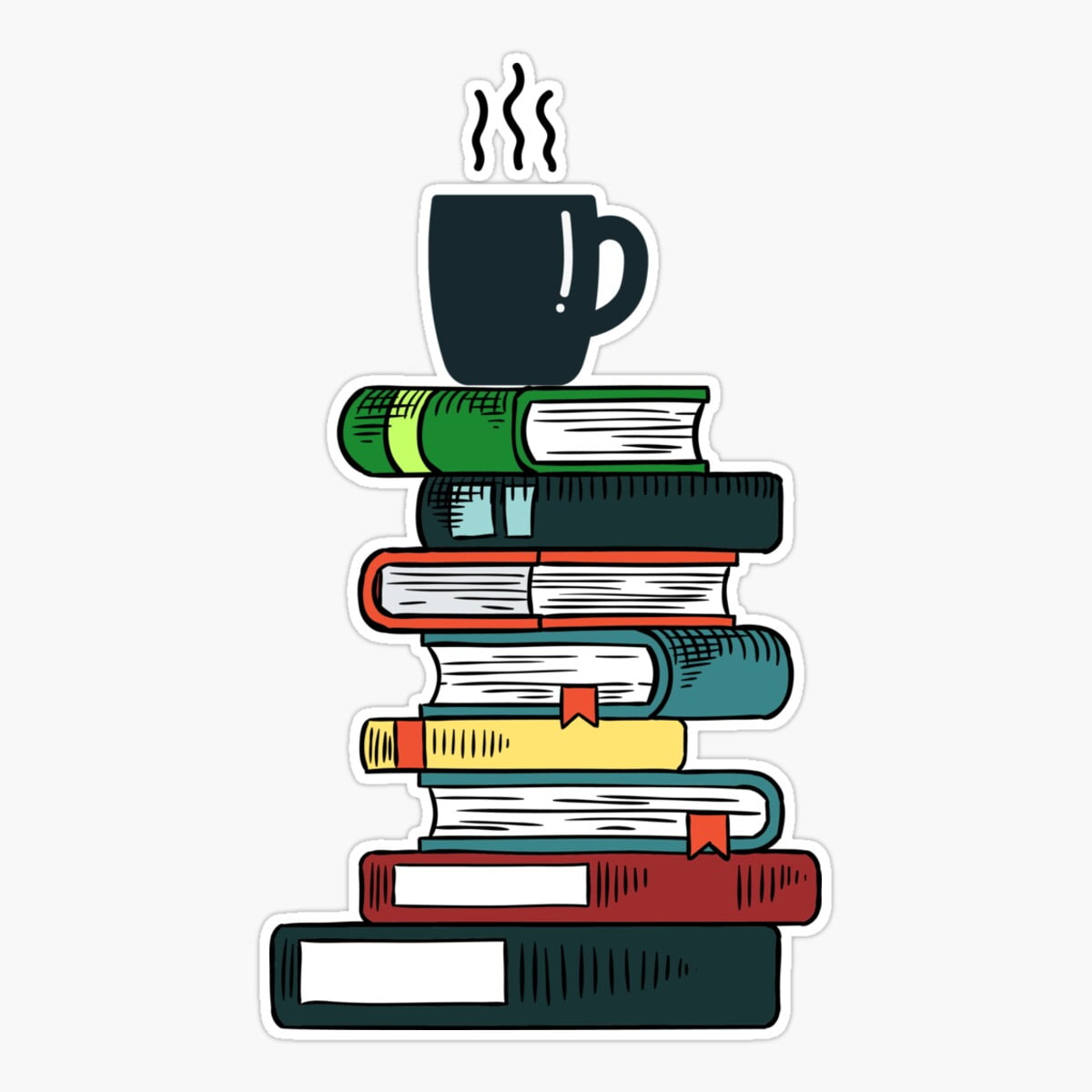 Maneki Cute Coee And Books Design - Cute Books And Coee, Studying ...