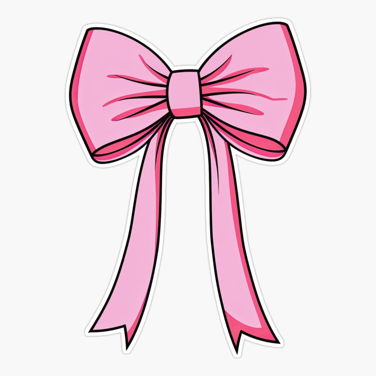 Maneki Cute Coquette pink ribbon bow dainty aesthetic er - Walmart.com