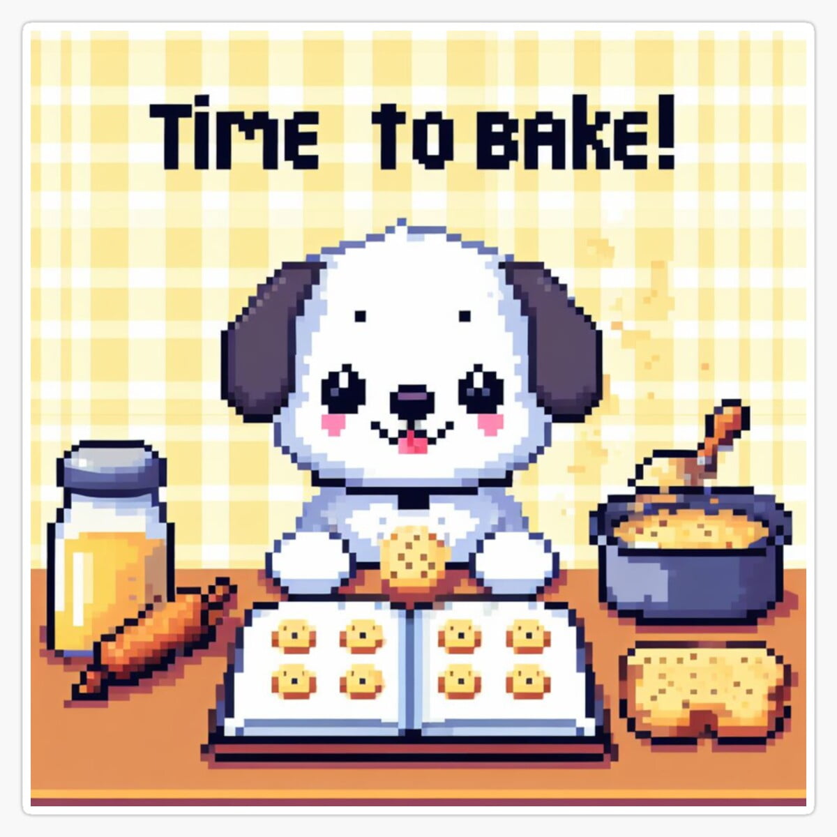 Maneki Cute Dog Wants Cookies! Er, Phone Decal Water Bottle Stickers ...