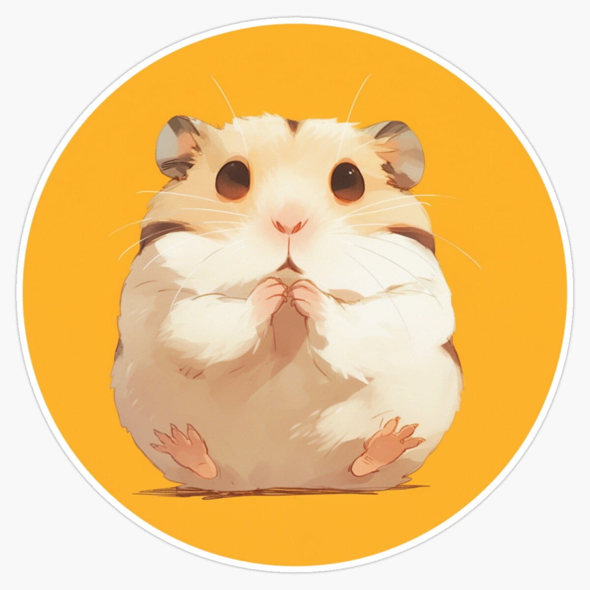 Maneki Cute Hamster Pet Er, Phone Decal Water Bottle Stickers Car ...