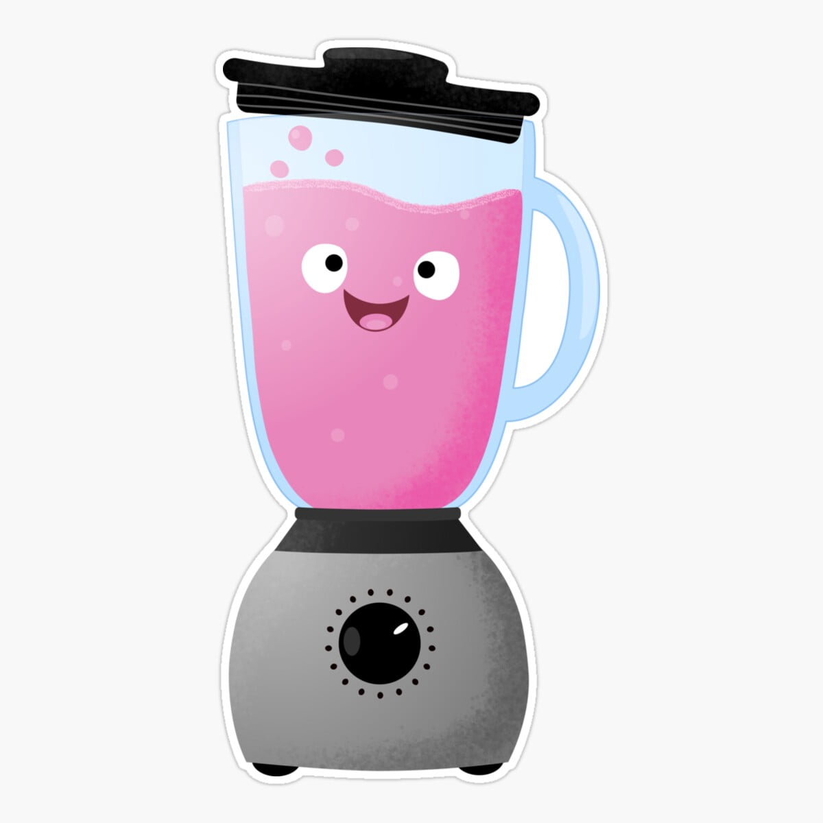 Maneki Cute Happy Ood Blender Kitchen Appliance Cartoon Sticker, Phone ...