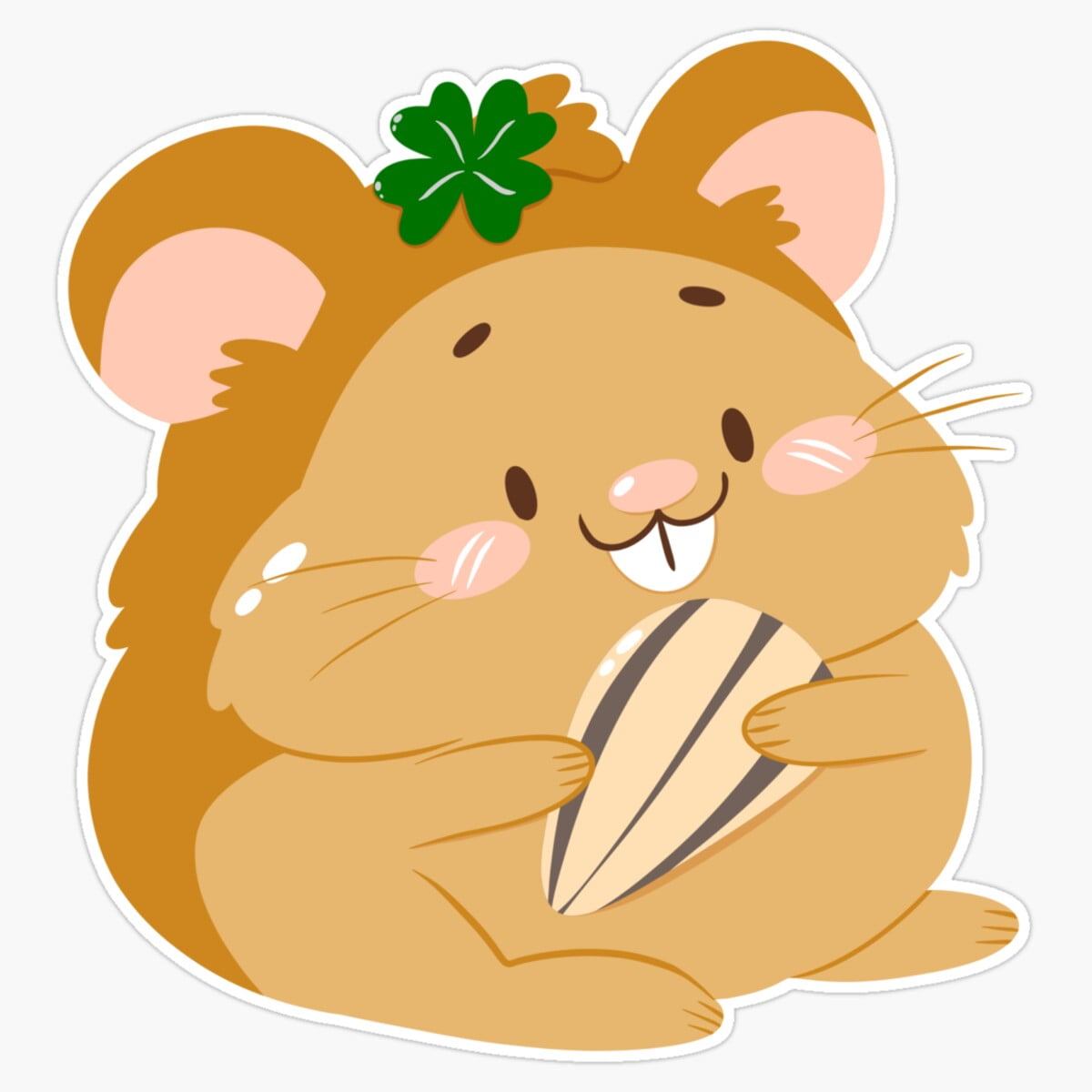 Maneki Cute Kawaii Hamster Er, Phone Decal Water Bottle Stickers Car ...