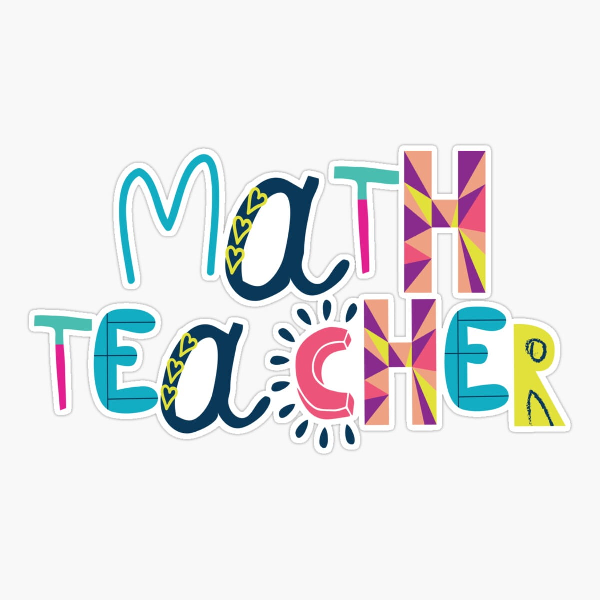 Maneki Cute Math Teacher Gift Idea Back To School Er, Phone Decal Water ...