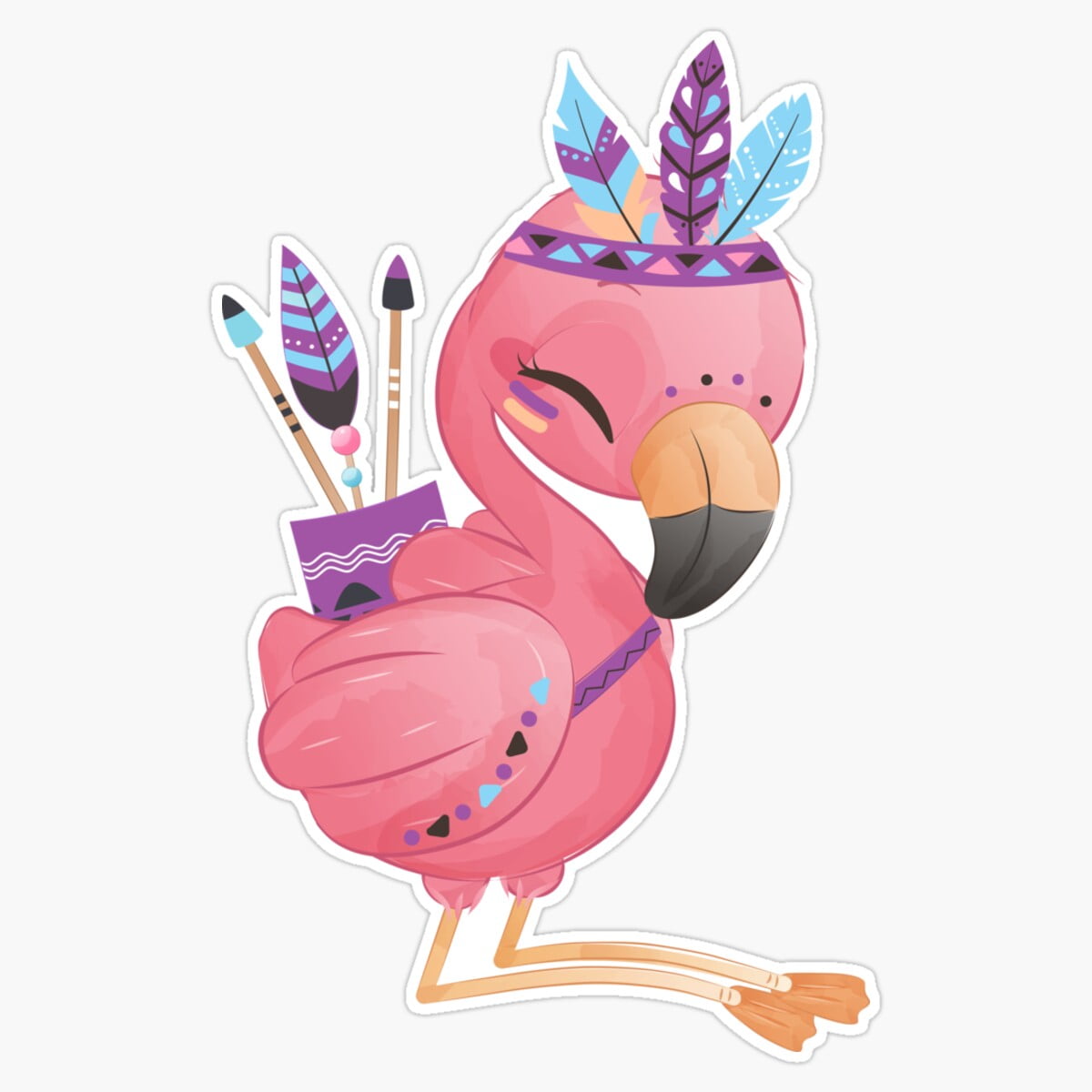Maneki Cute Pink Dreaming Girl Baby Flamingo, Cute Flamingo Er, Phone ...