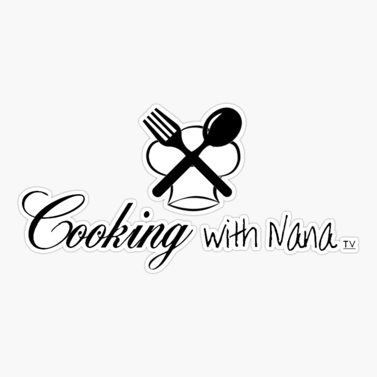 Maneki Cwn 1001 Cooking With Nana Tv Sticker, Phone Decal Water Bottle ...