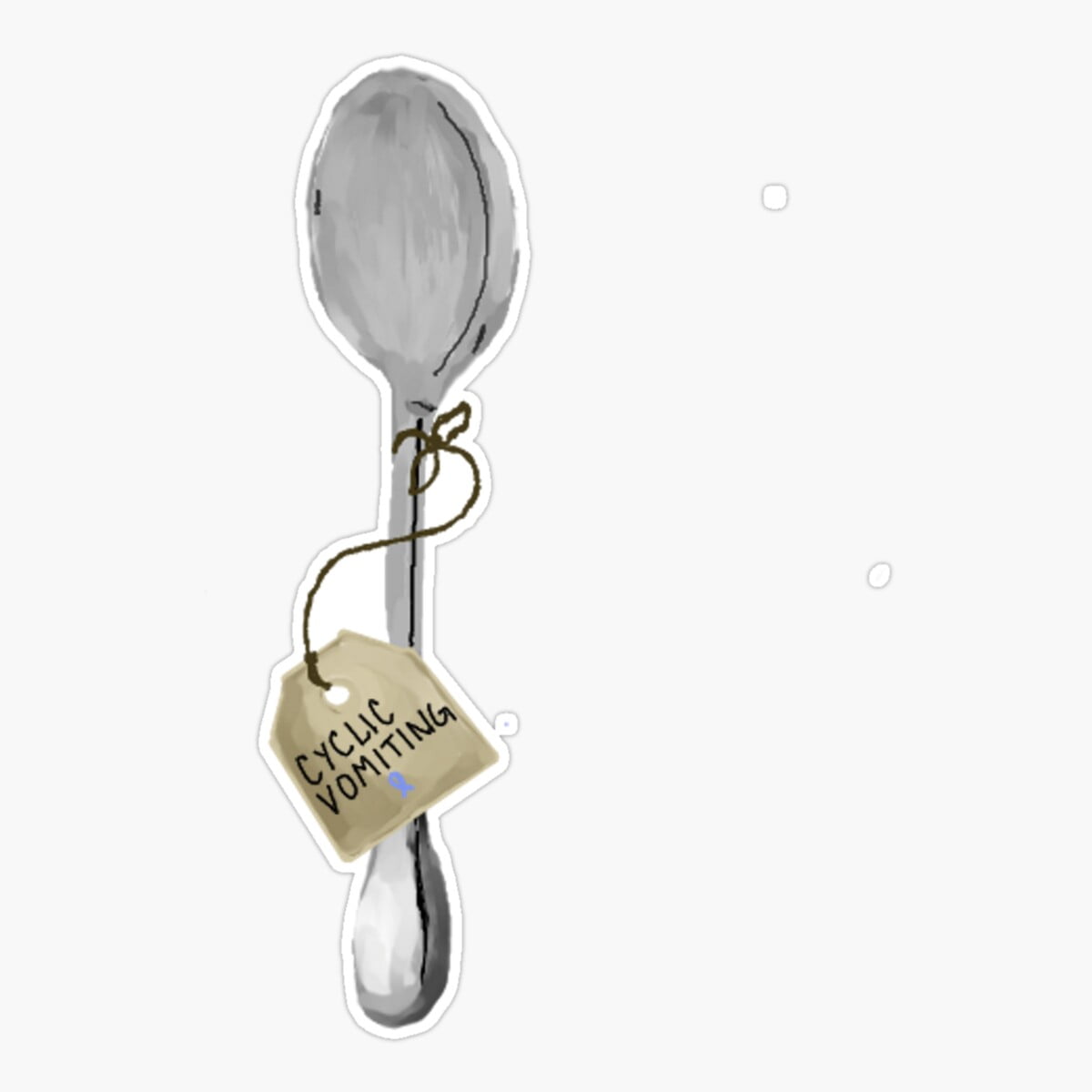 Maneki Cyclic Vomiting Syndrome Spoon Er, Phone Decal Water Bottle ...