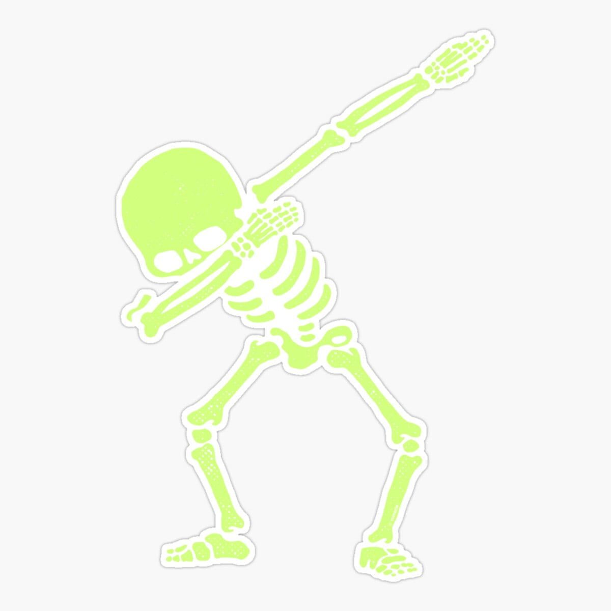 Maneki Dabbing Skeleton Shirt Dab Hip Hop Skull Dabbin Glow Eect Er ...