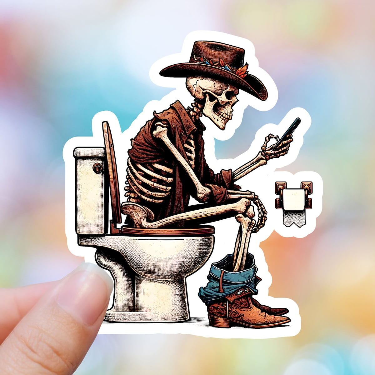 Maneki Doing Dad Sticker, Gift For Him, Father Sticker For Mug, Unique ...