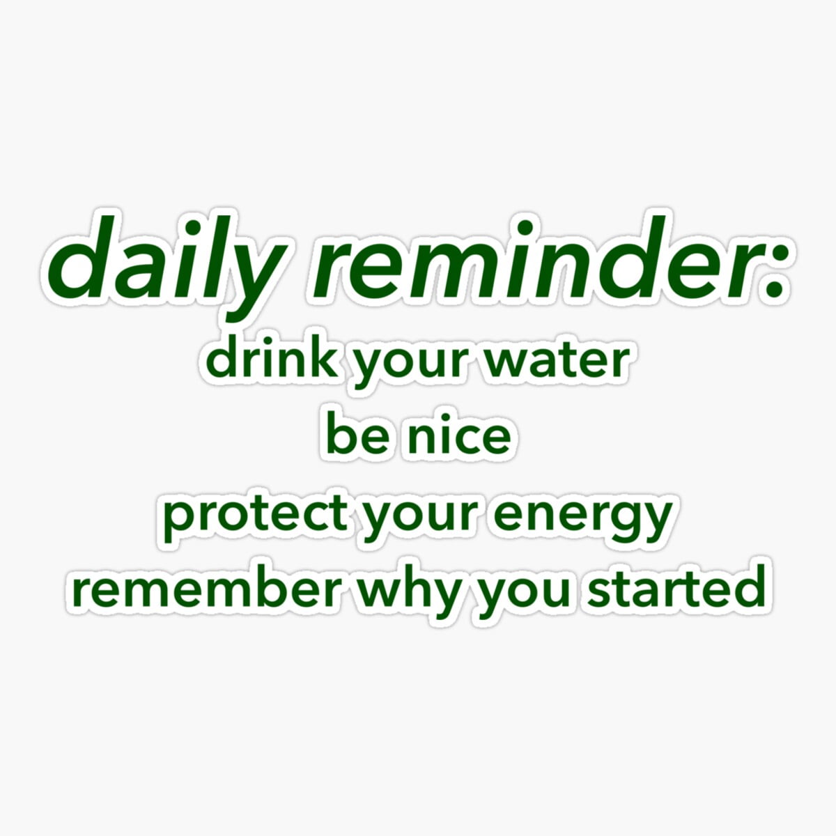 Maneki Daily Reminder: Drink Your Water, ... Er, Phone Decal Water ...
