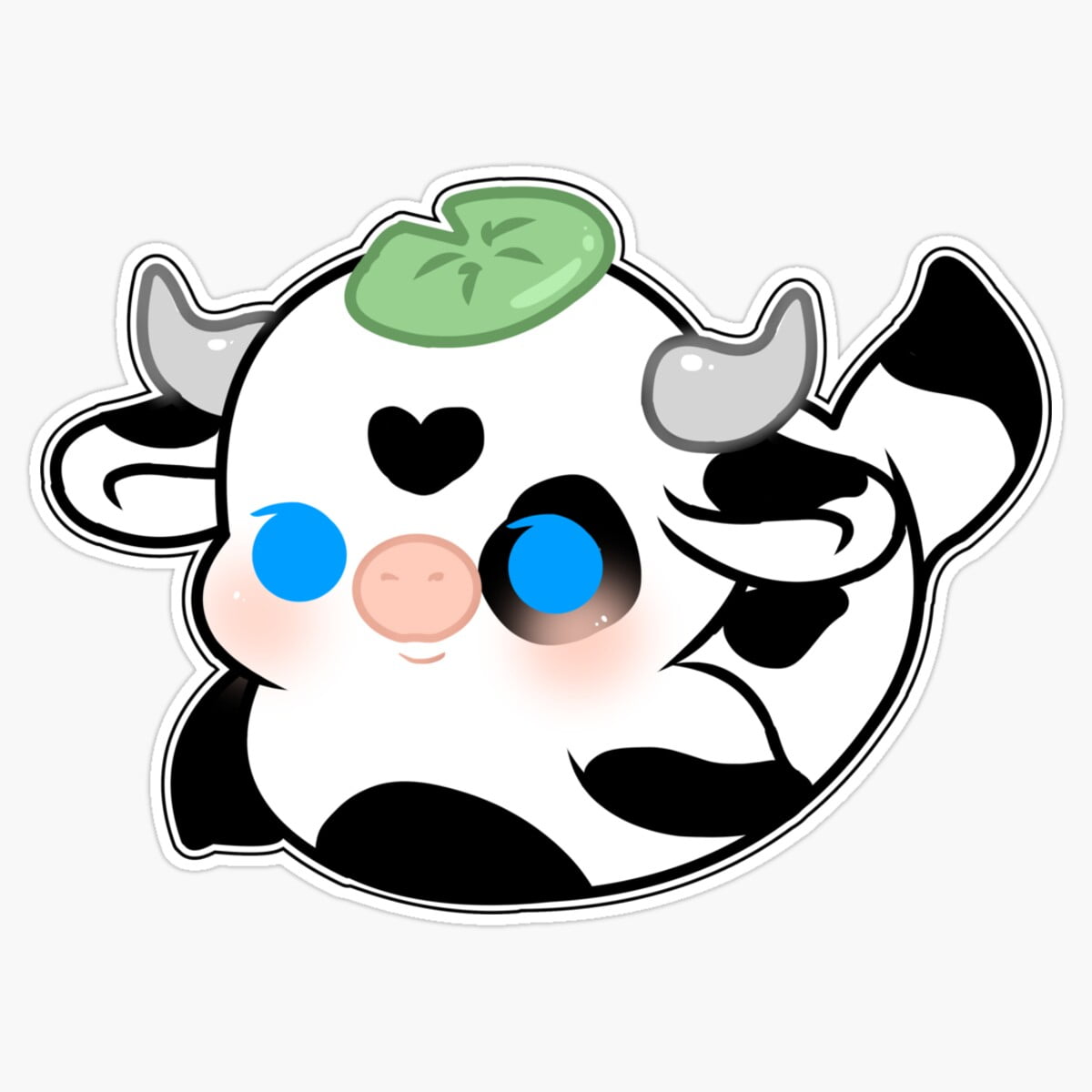 Maneki Dairy The Berrie Sea Cow Er, Phone Decal Water Bottle Stickers ...