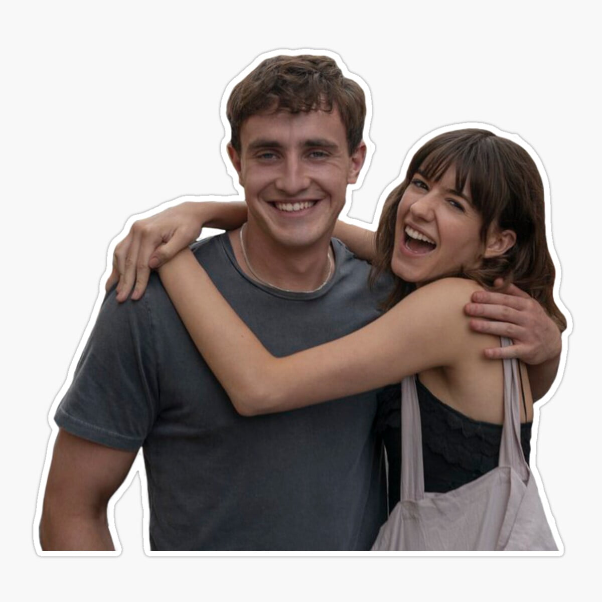 Maneki Daisy Edgar-Jones Paul Mescal Er Er, Phone Decal Water Bottle ...