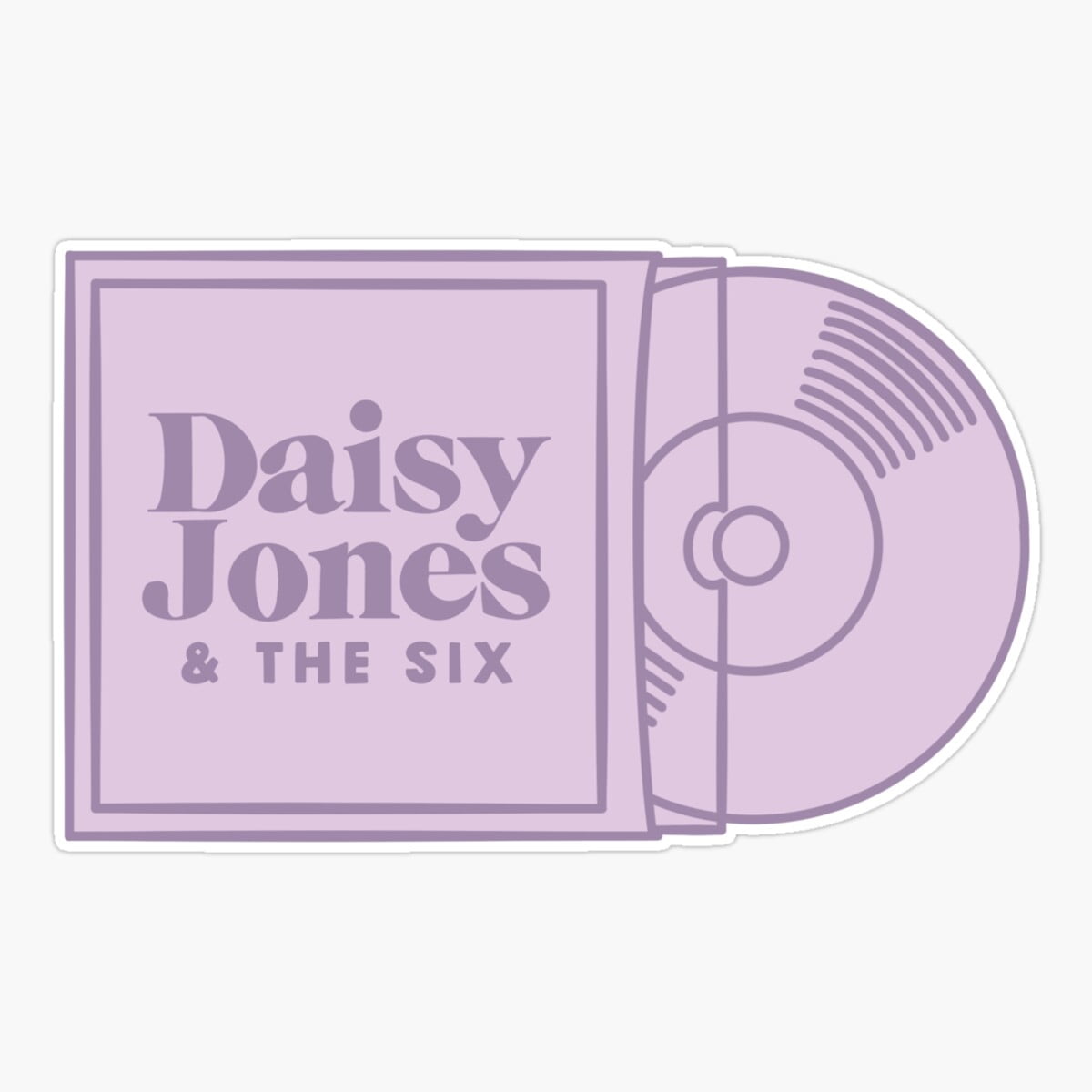 Maneki Daisy Jones & The Six Sticker Sticker, Phone Decal Water Bottle ...