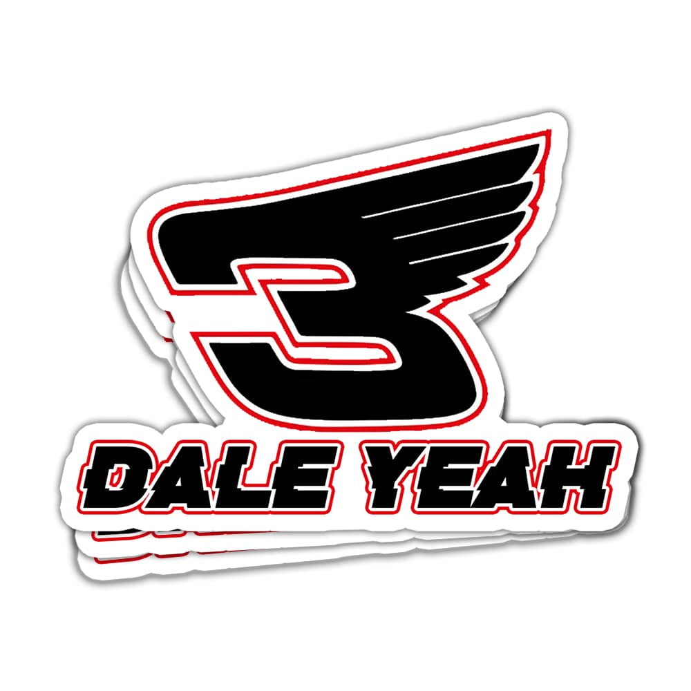 Maneki Dale Yeah Sticker Dale E. Legendary Racer Slogan Number Racing ...