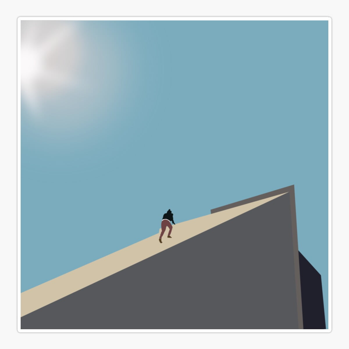 Maneki Daniel Caesar - Freudian Sticker, Phone Decal Water Bottle ...