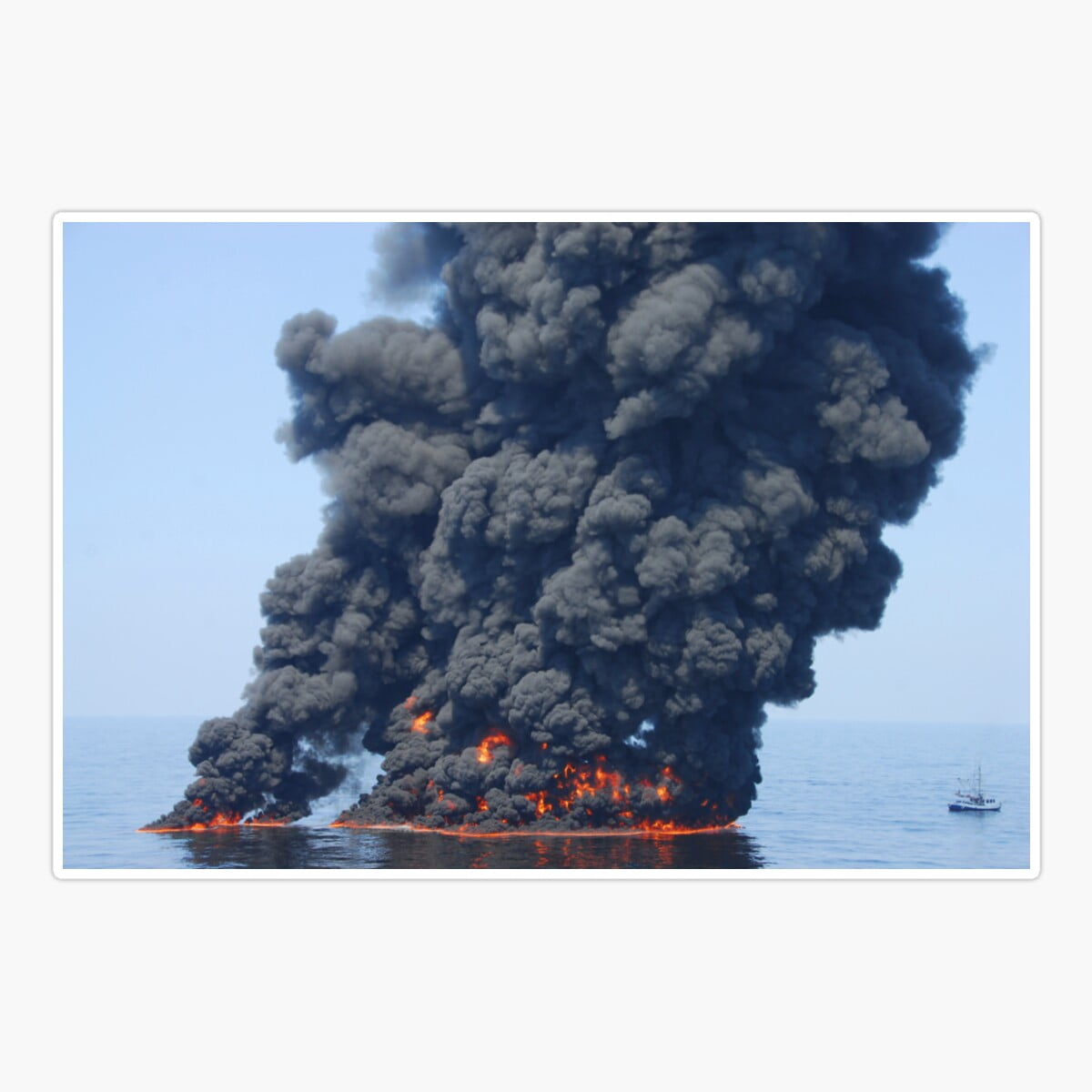 Maneki Dark Clouds O Smoke And Ire Emerge As Oil Burns During A ...