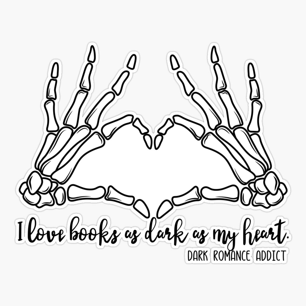 Maneki Dark Romance Addict, Reader, Steamy Reads Er, Phone Decal Water ...