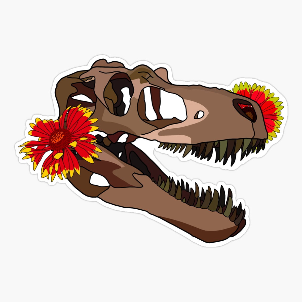 Maneki Daspletosaurus Skull With Blanket Lower Er, Phone Decal Water ...