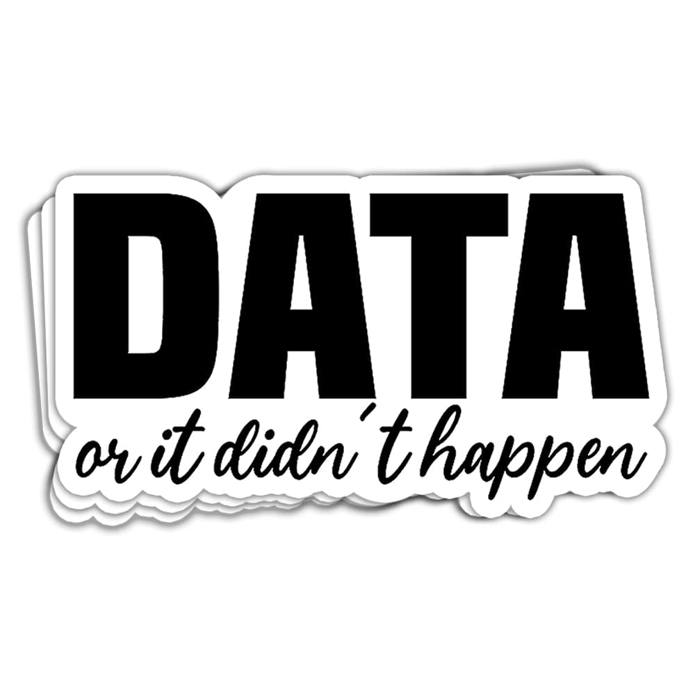 Maneki Data Or It Didn't Happen Sticker Special Education Teacher ...