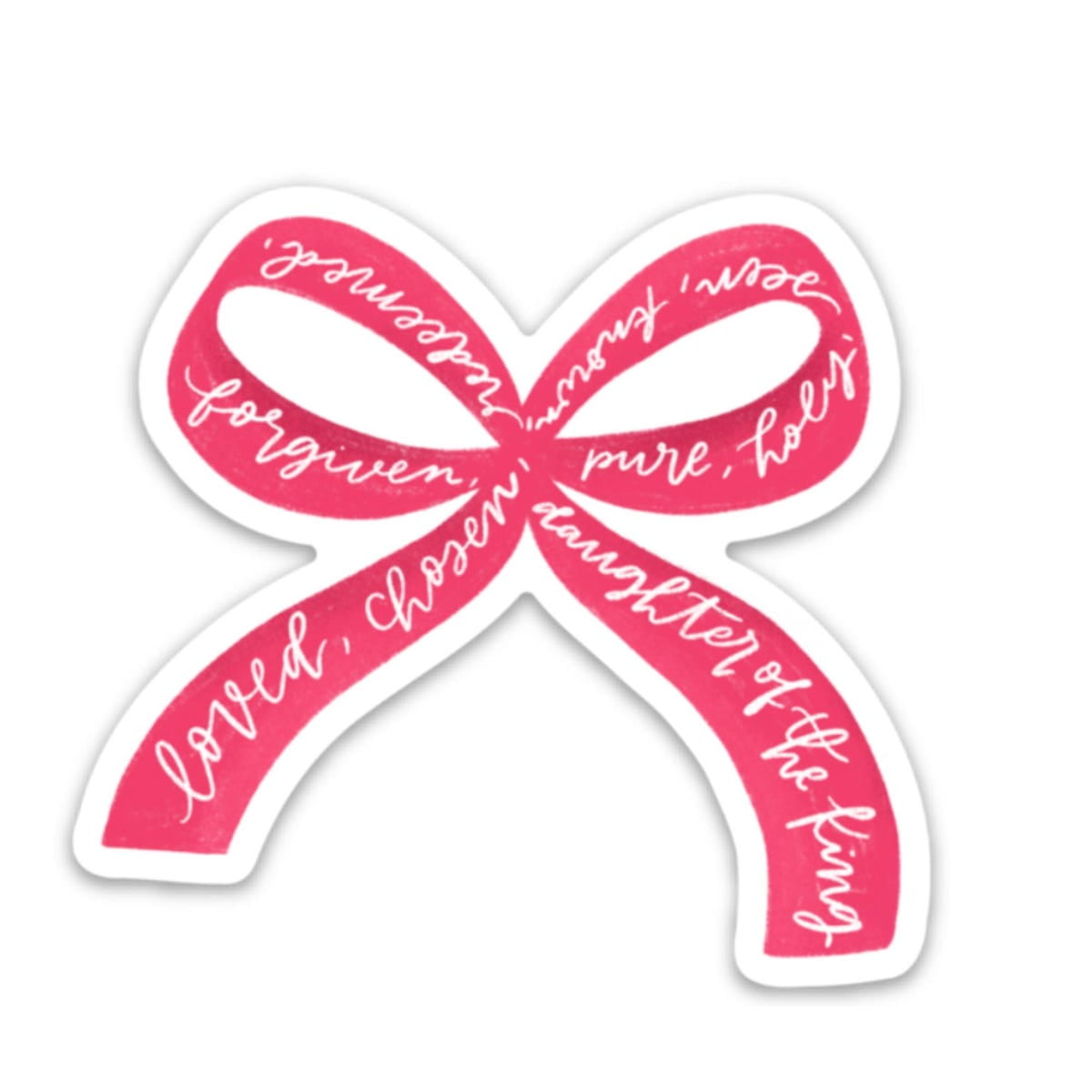 Maneki Daughter Of The King Sticker Bow Sticker Christian Stickers ...