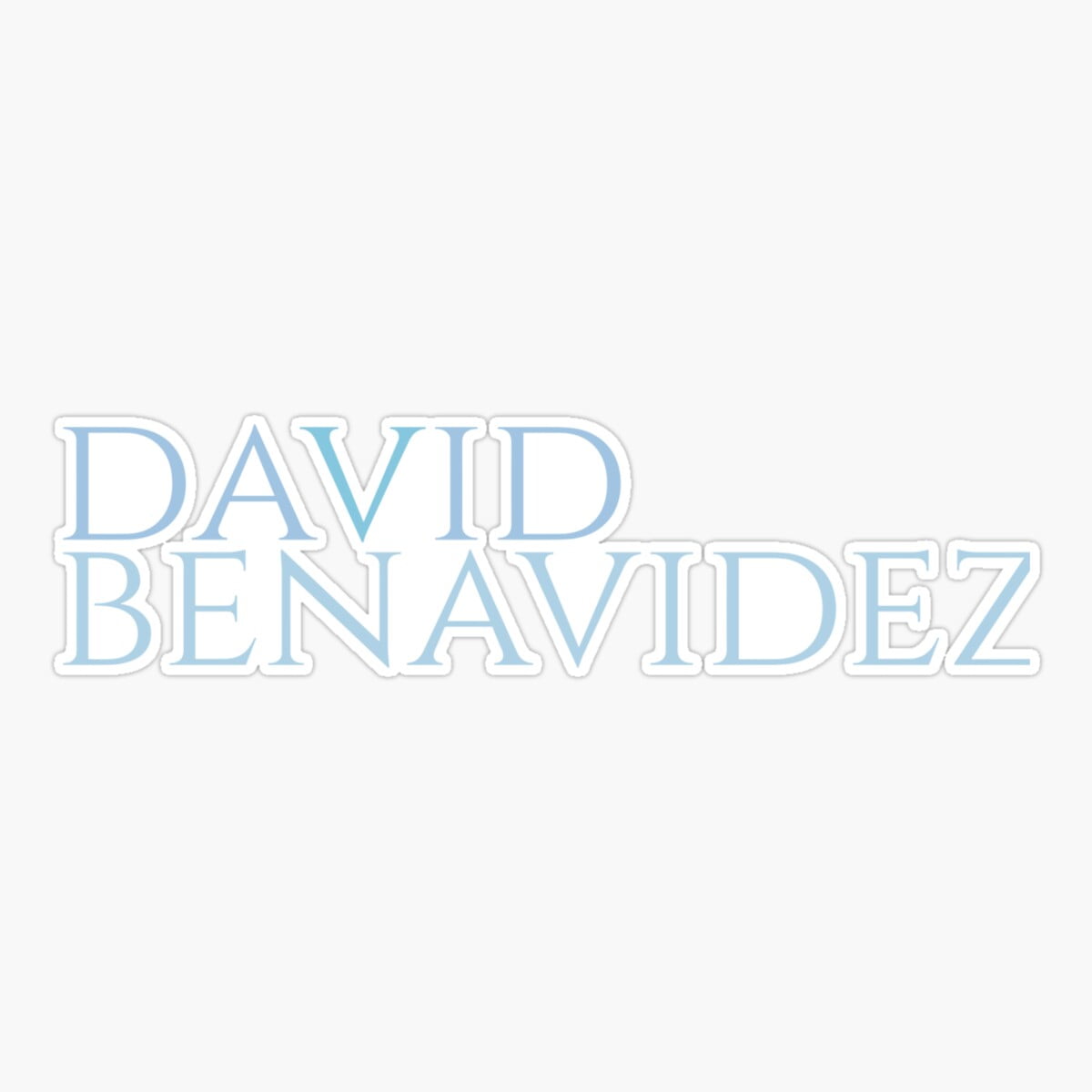 Maneki David Benavidez Sticker, Phone Decal Water Bottle Stickers Car Decals, Funny Birthday ...