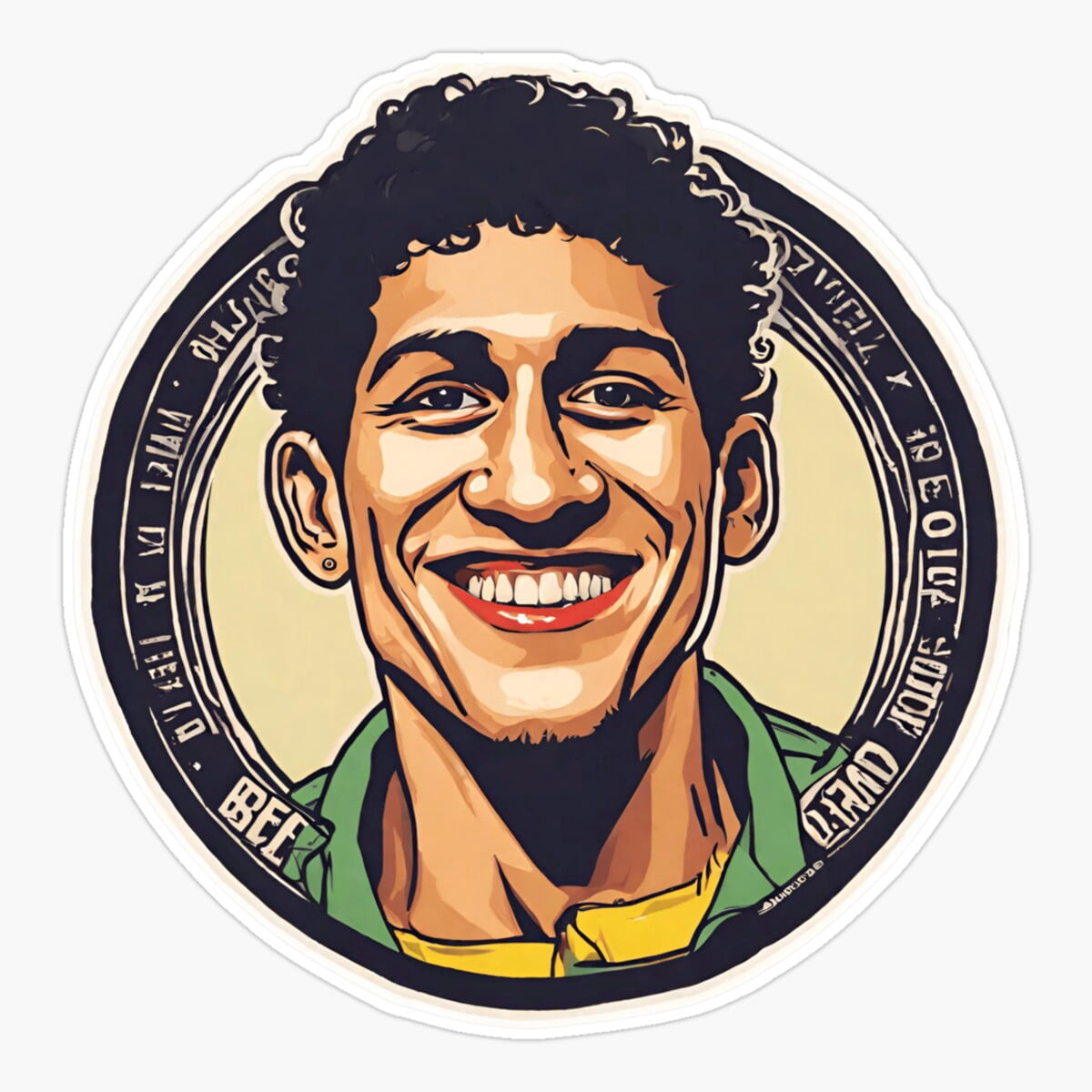 Maneki David Benavidez Sticker, Phone Decal Water Bottle Stickers Car ...