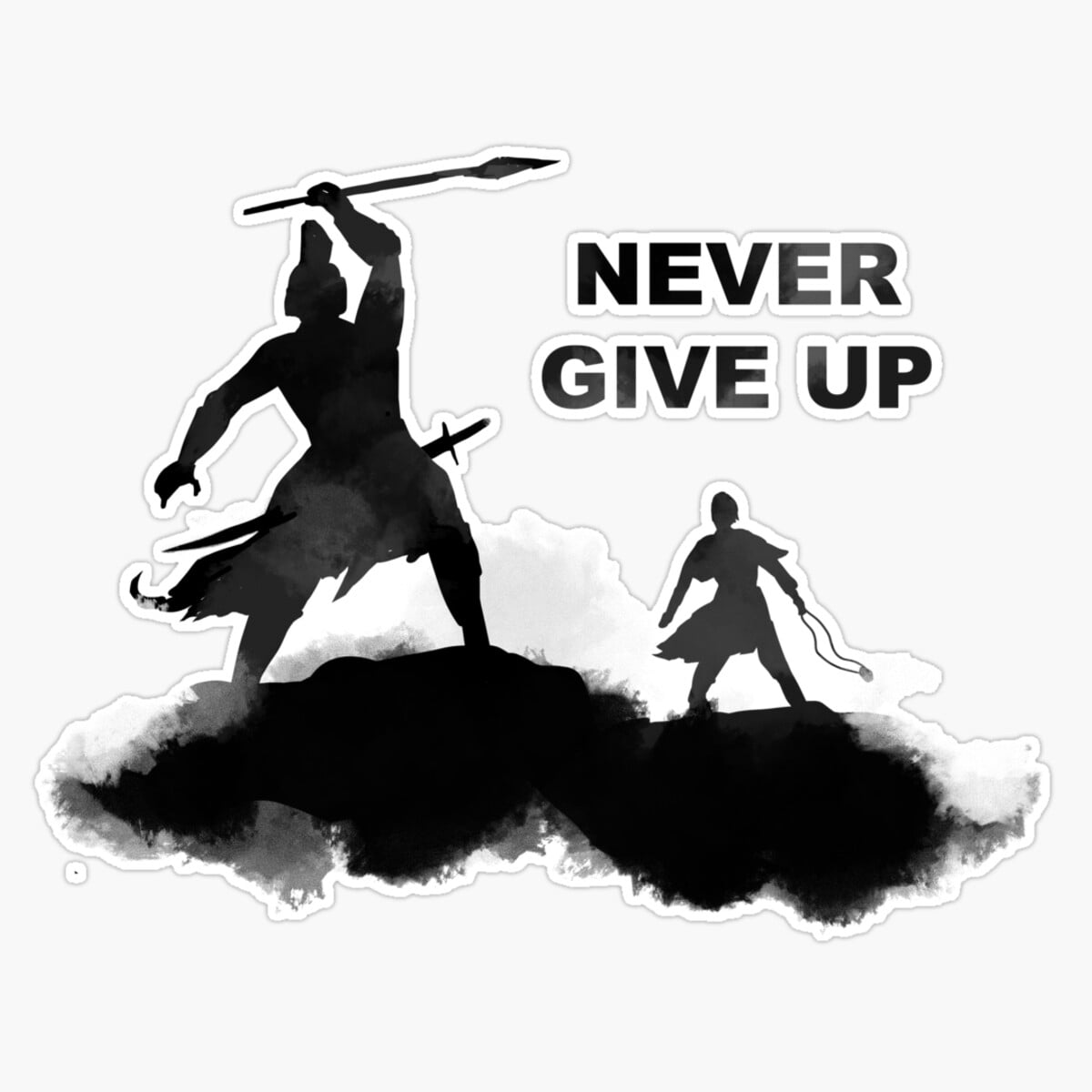 Maneki David Vs Goliath Er, Phone Decal Water Bottle Stickers Car ...