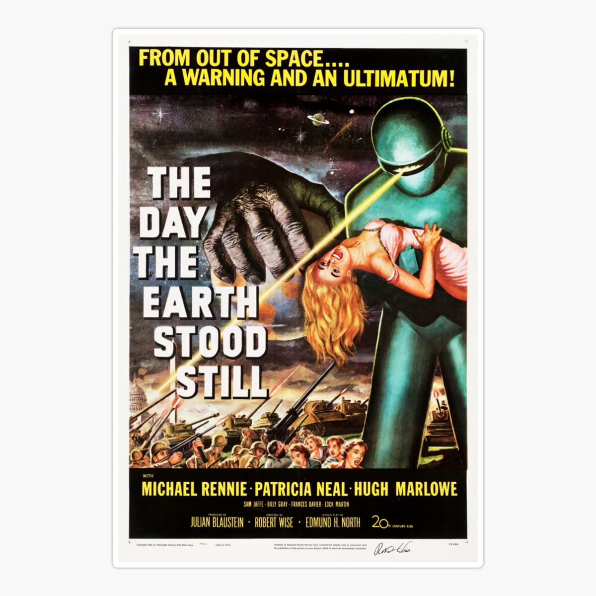 Maneki The Day The Earth Stood Still Hollywood Cult Sci Fi Vintage ...