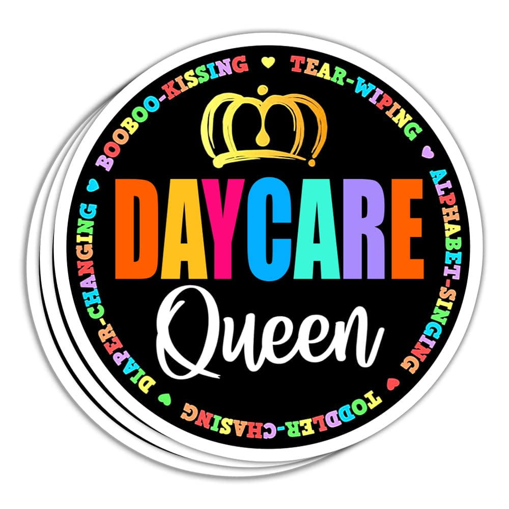 Maneki Daycare Queen Daycare Provider Sticker Child Care Provider ...