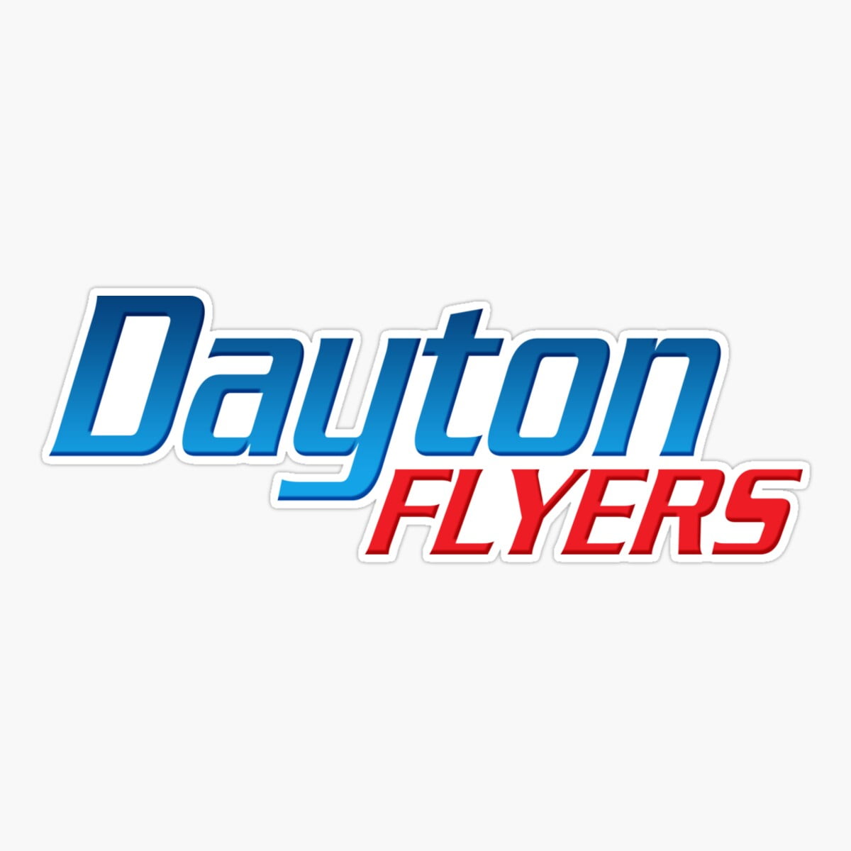 Maneki Dayton Flyers Drink Logo Er, Phone Decal Water Bottle Stickers ...
