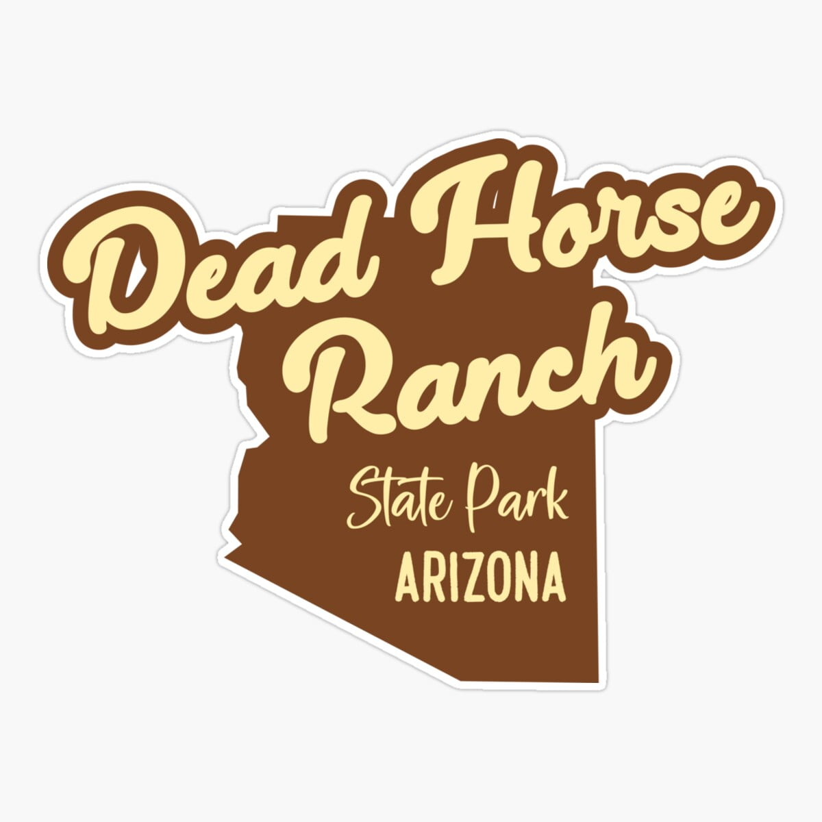 Maneki Dead Horse Ranch State Park Arizona Er, Phone Decal Water Bottle ...