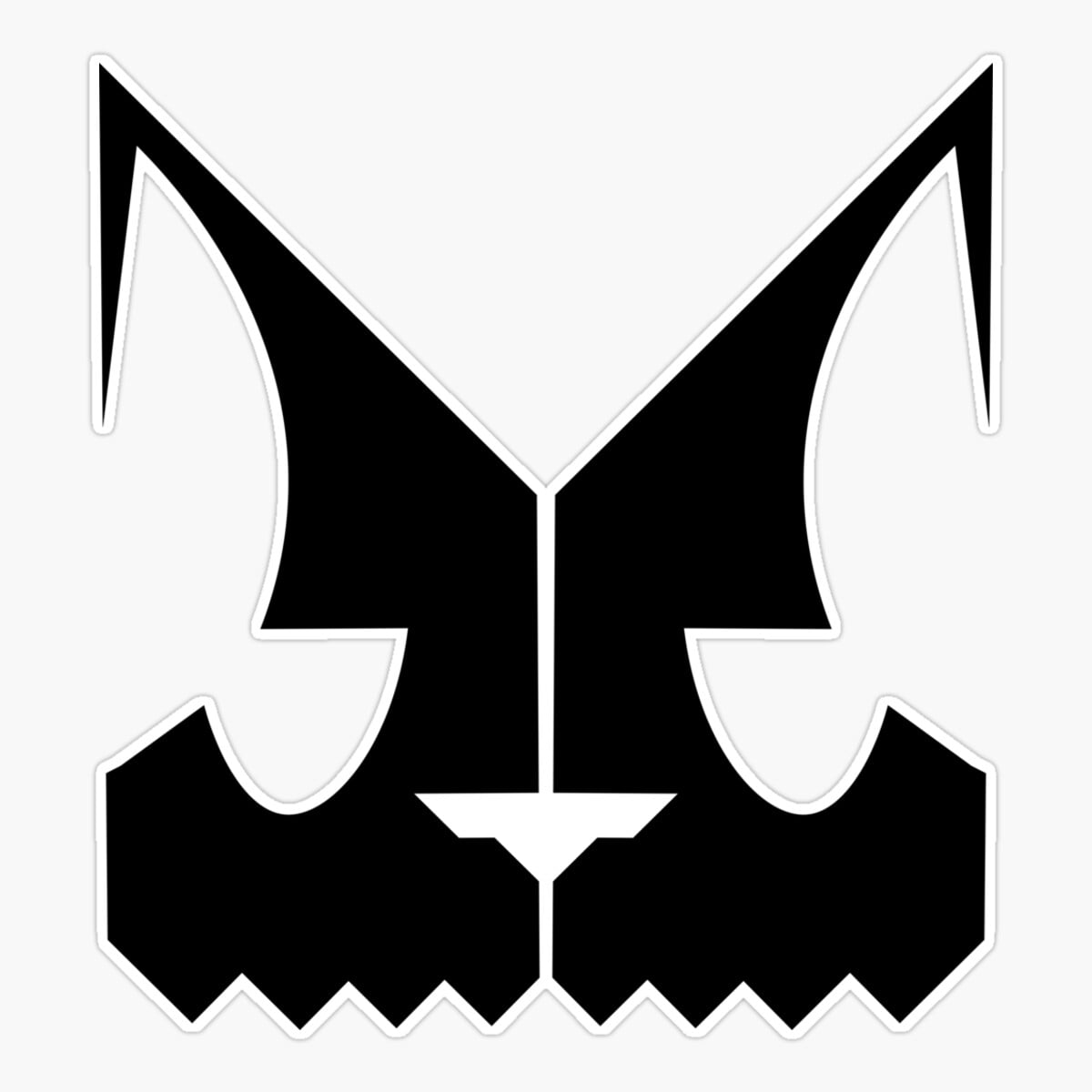 Maneki Dead Kat #33 Sticker, Phone Decal Water Bottle Stickers Car ...