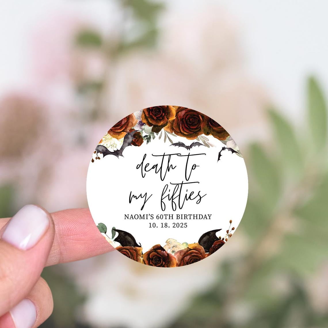 Maneki Death To My 50S Ers, Funeral Birthday Party Favors Labels, Rip ...