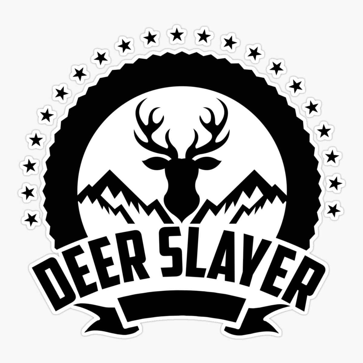 Maneki Deer Slayer Hunting Hunter Deer Killer Er, Phone Decal Water ...