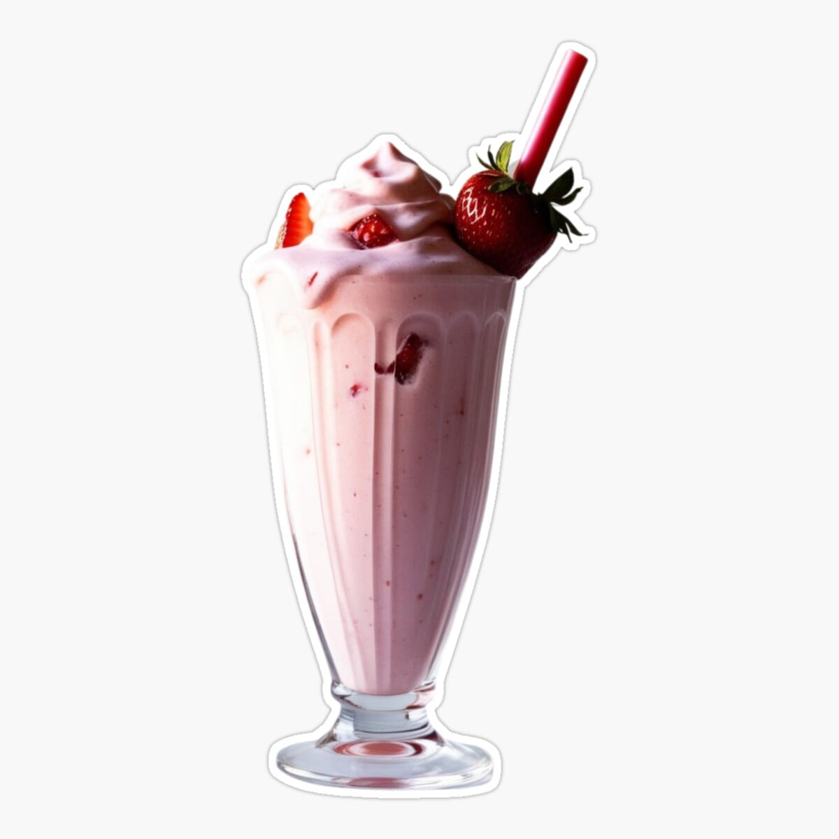 Maneki Delicious Strawberry Milkshake Er, Phone Decal Water Bottle ...