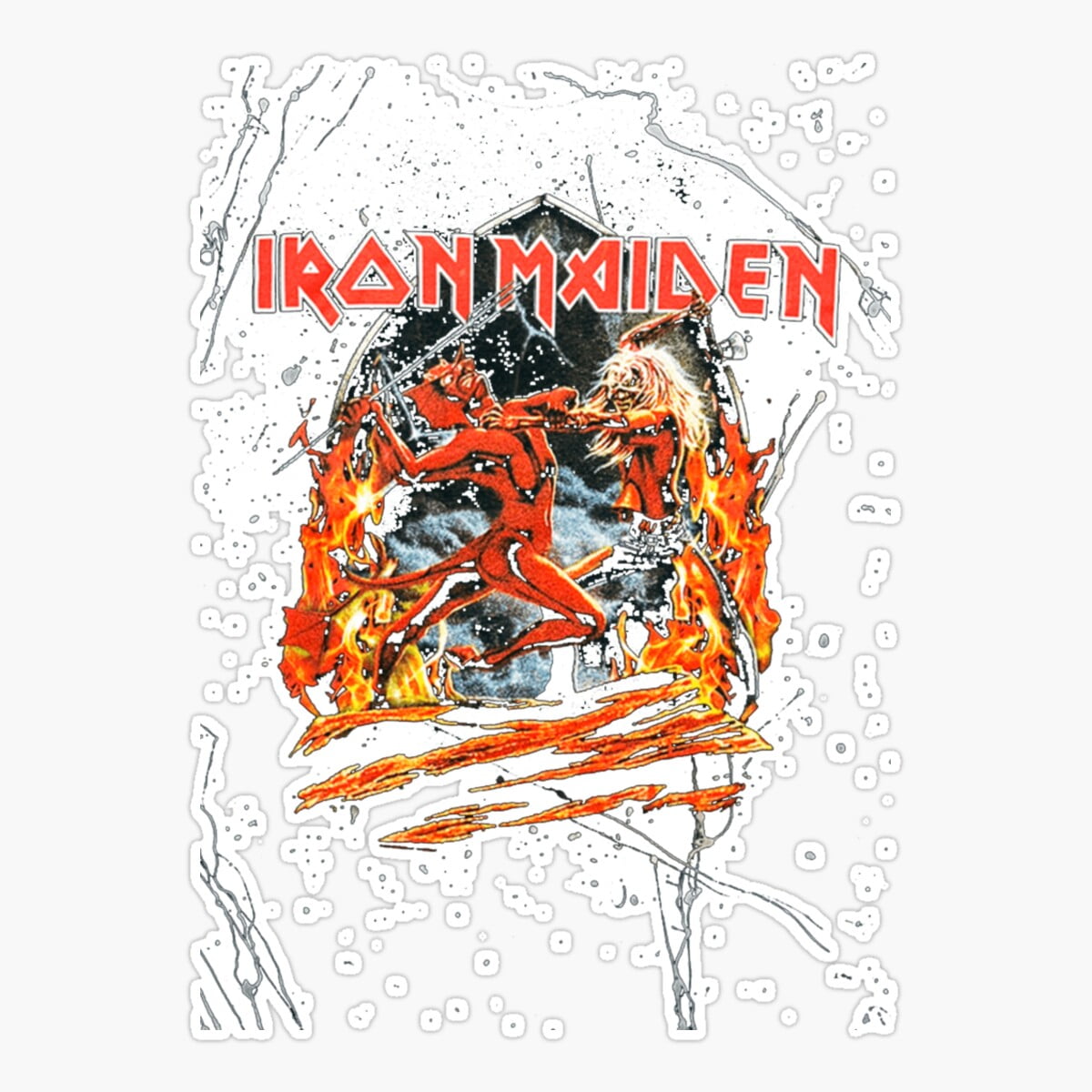 Maneki Devil And Skeleton Er, Phone Decal Water Bottle Stickers Car ...