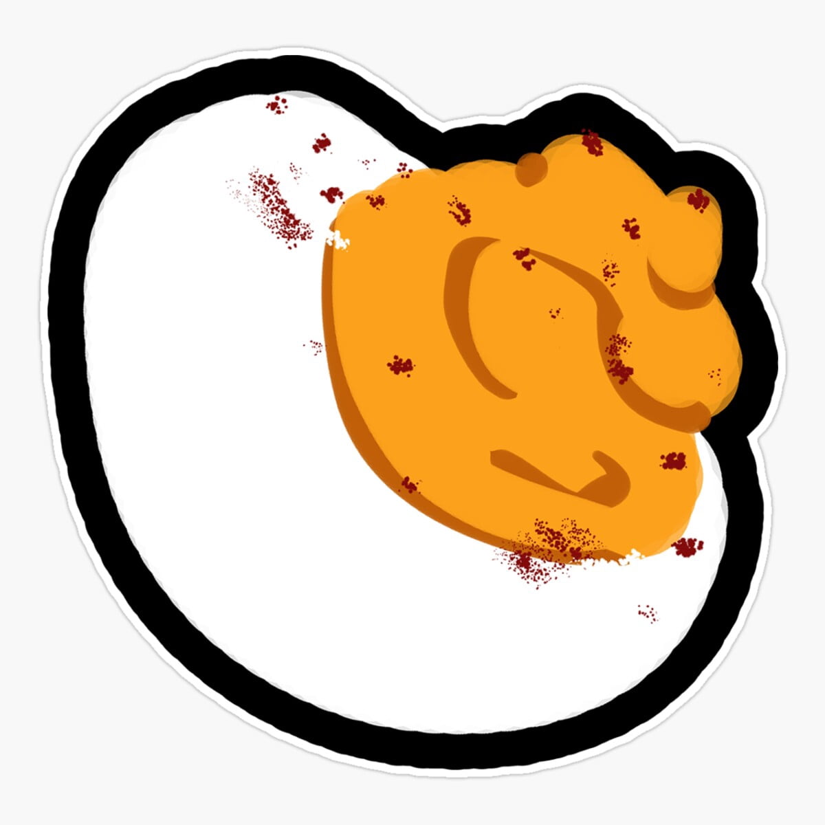 Maneki Deviled Egg Sticker, Phone Decal Water Bottle Stickers Car ...