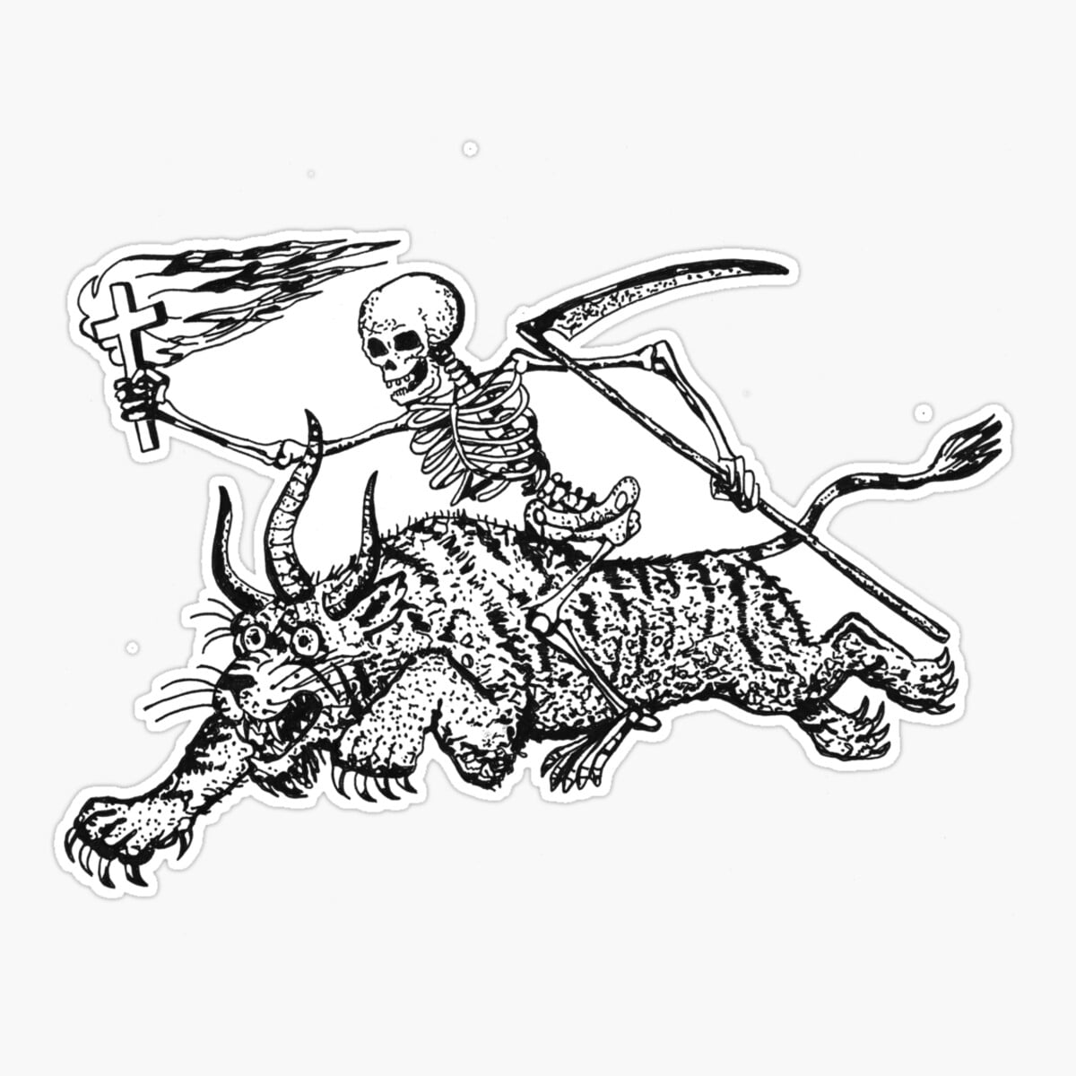 Maneki Devils Terror Er, Phone Decal Water Bottle Stickers Car Decals ...