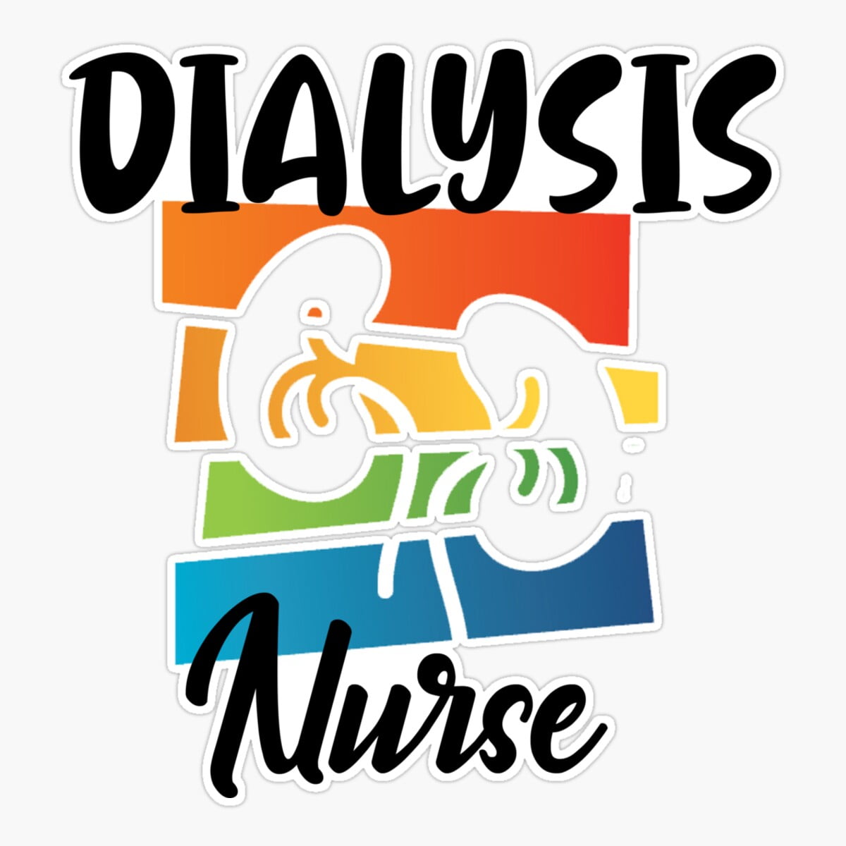 Maneki Dialysis Nurse Nephrology Kidney Squad Souvenirs Er, Phone Decal ...