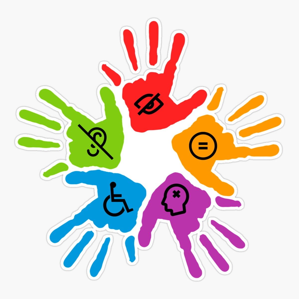 Maneki Disability Inclusion - Disability Inclusion Er, Phone Decal ...