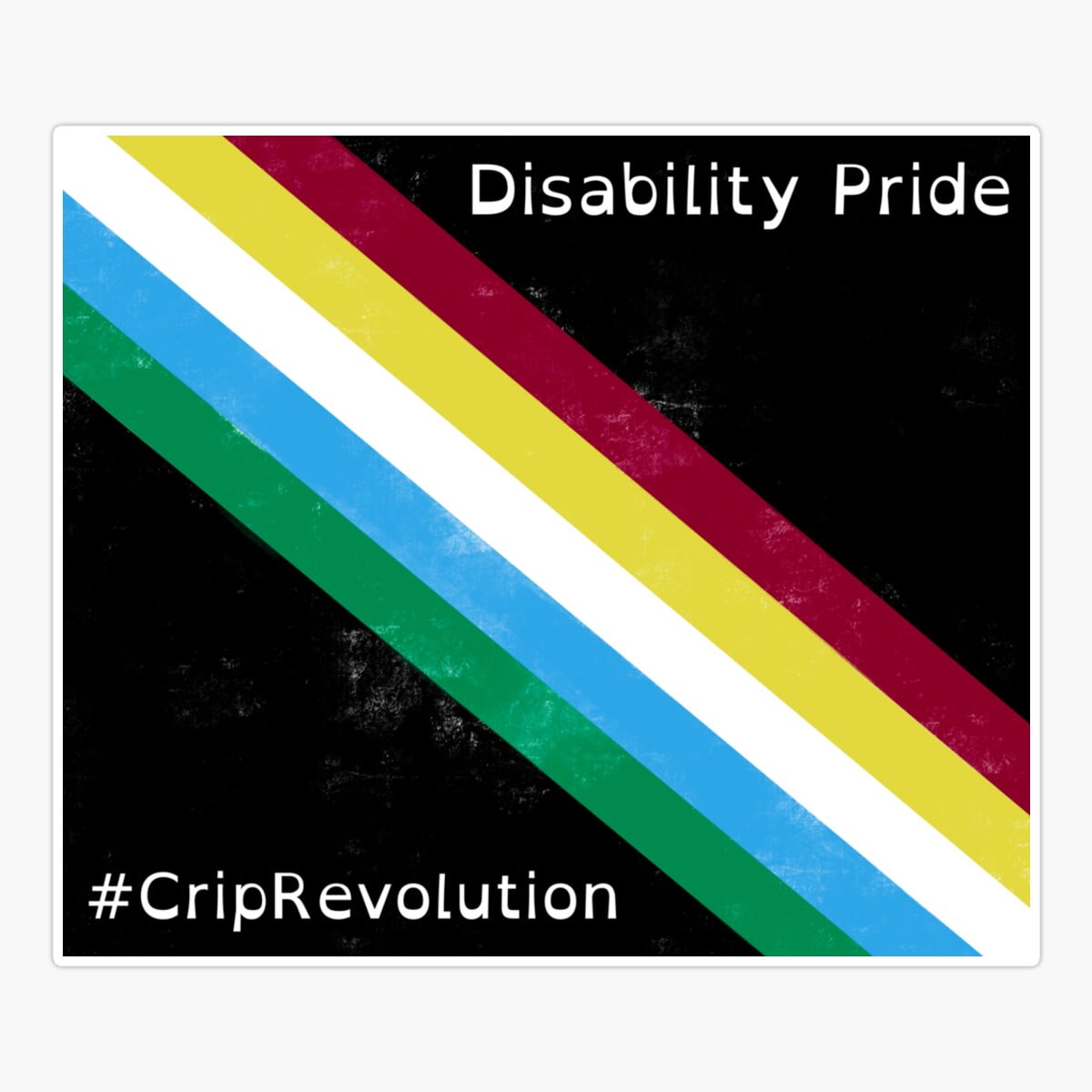 Maneki Disability Pride Flag - Disability Pride And Criprevolution Er ...