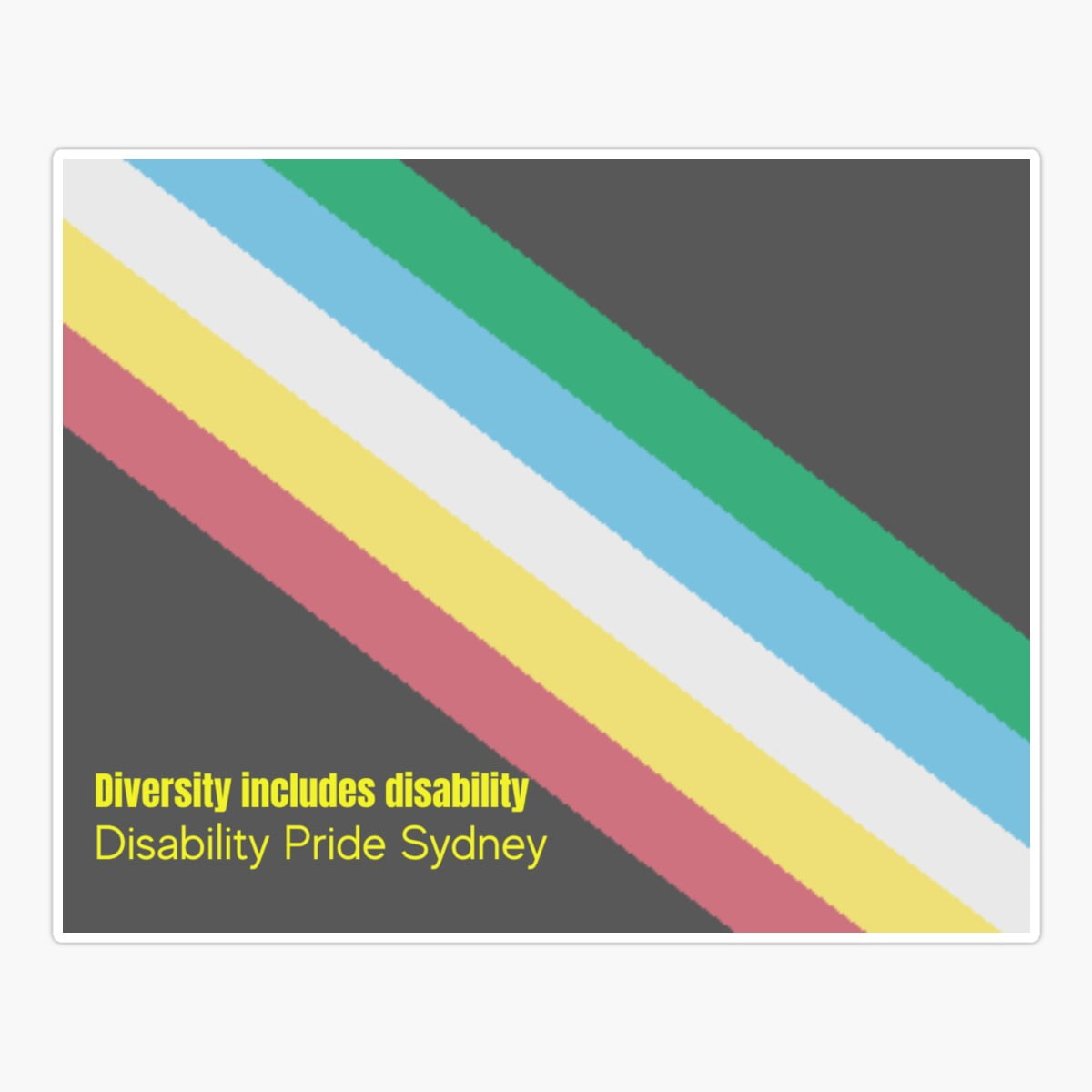 Maneki Disability Pride Flag: Diversity Includes Disability Er, Phone ...