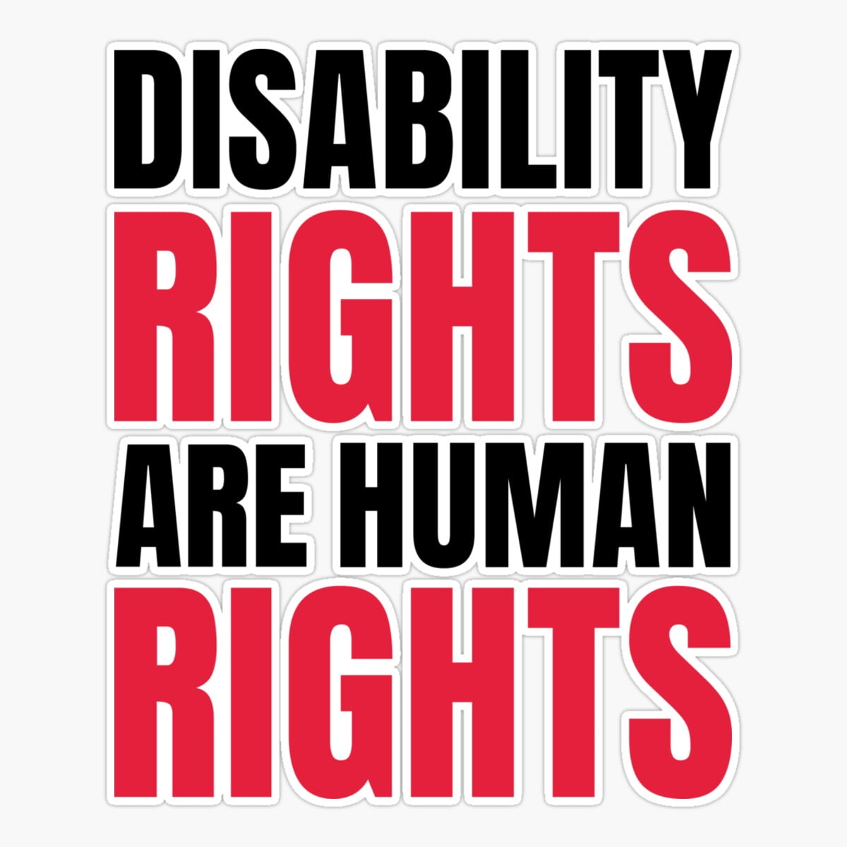 Maneki Disability Rights Are Human Rights, Disability Awareness Er ...