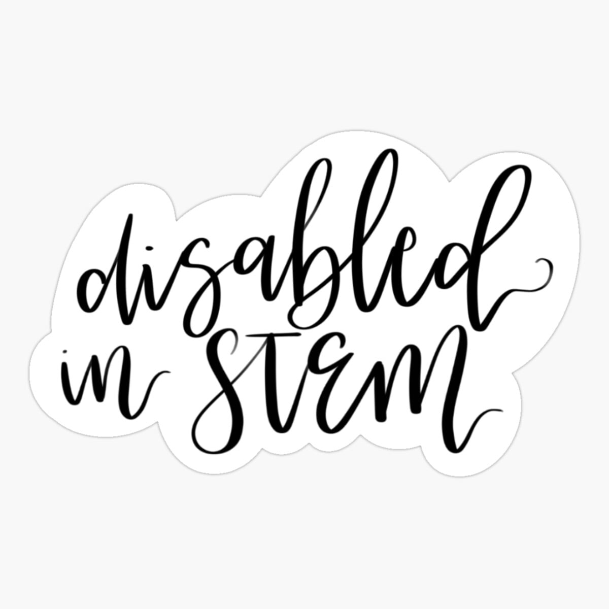 Maneki Disabled In Stem Calligraphy Er, Phone Decal Water Bottle ...