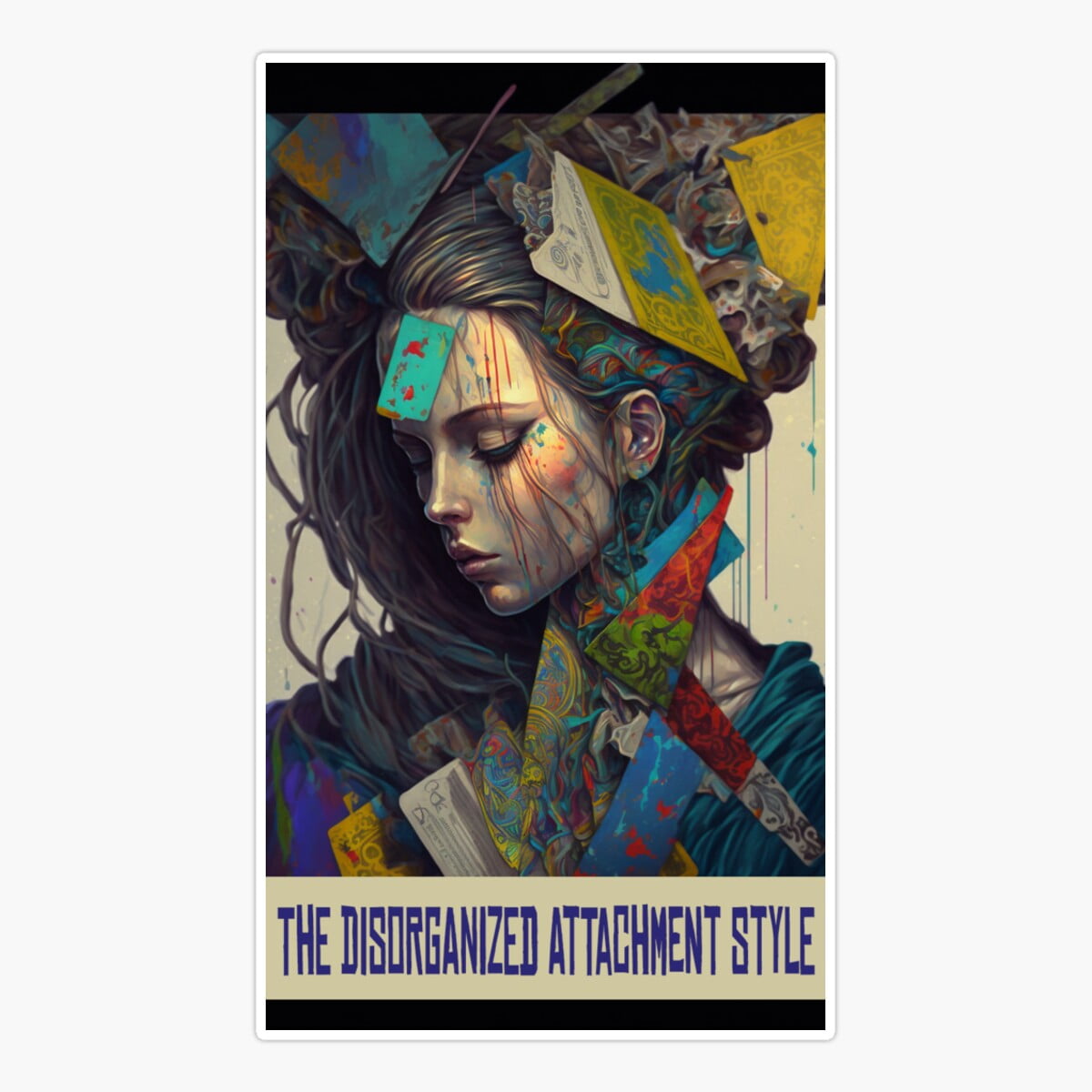 Maneki Disorganized Attachment Style Tarot Card | Breakup Relationship Tarot Card Designs Er ...